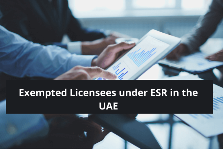 Guide to Exempted Licensees under ESR in UAE